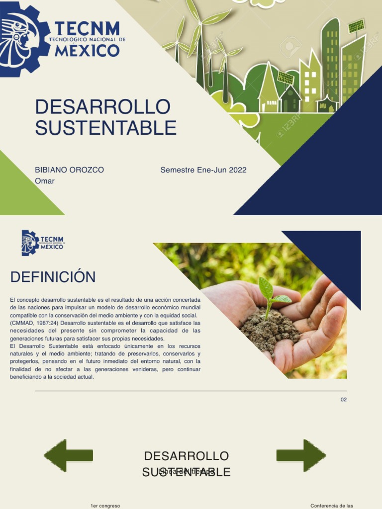 Exposición Desarrollo Sustentable | PDF | Sustentabilidad | Desarrollo sostenible