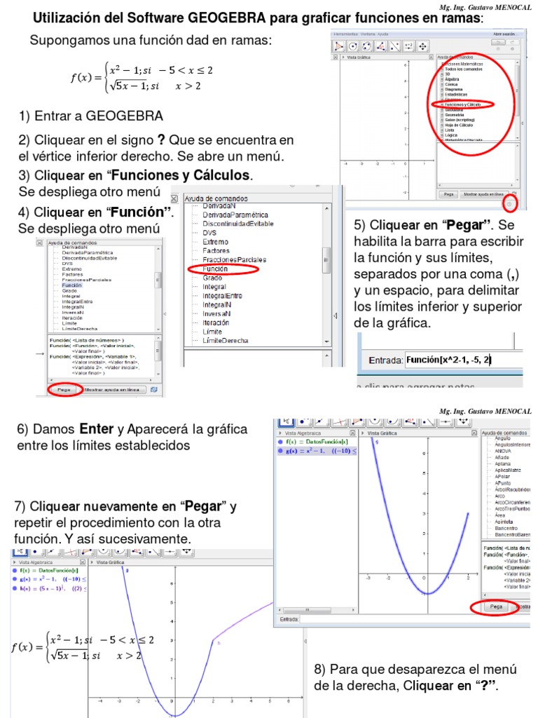 Utilización Del Software GEOGEBRA | PDF