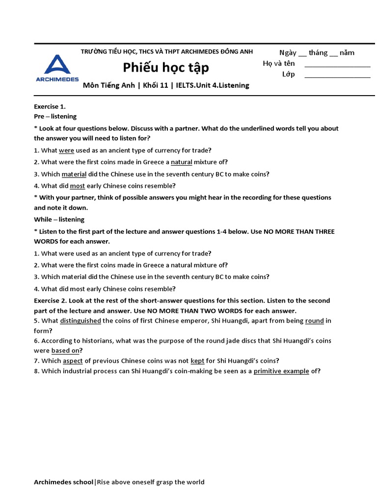 Adas.2022.k10.Pht - Ielts.unit 4.listening | PDF | Travel | Foreign Language Studies