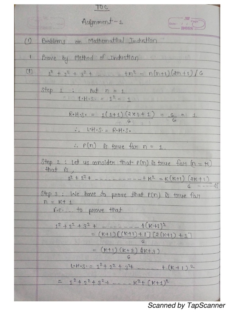 TOC Assignment | PDF