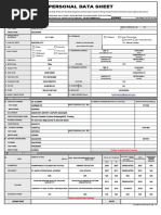 CS Form No. 212 Revised Personal Data Sheet 2023-2024 | PDF | Teachers