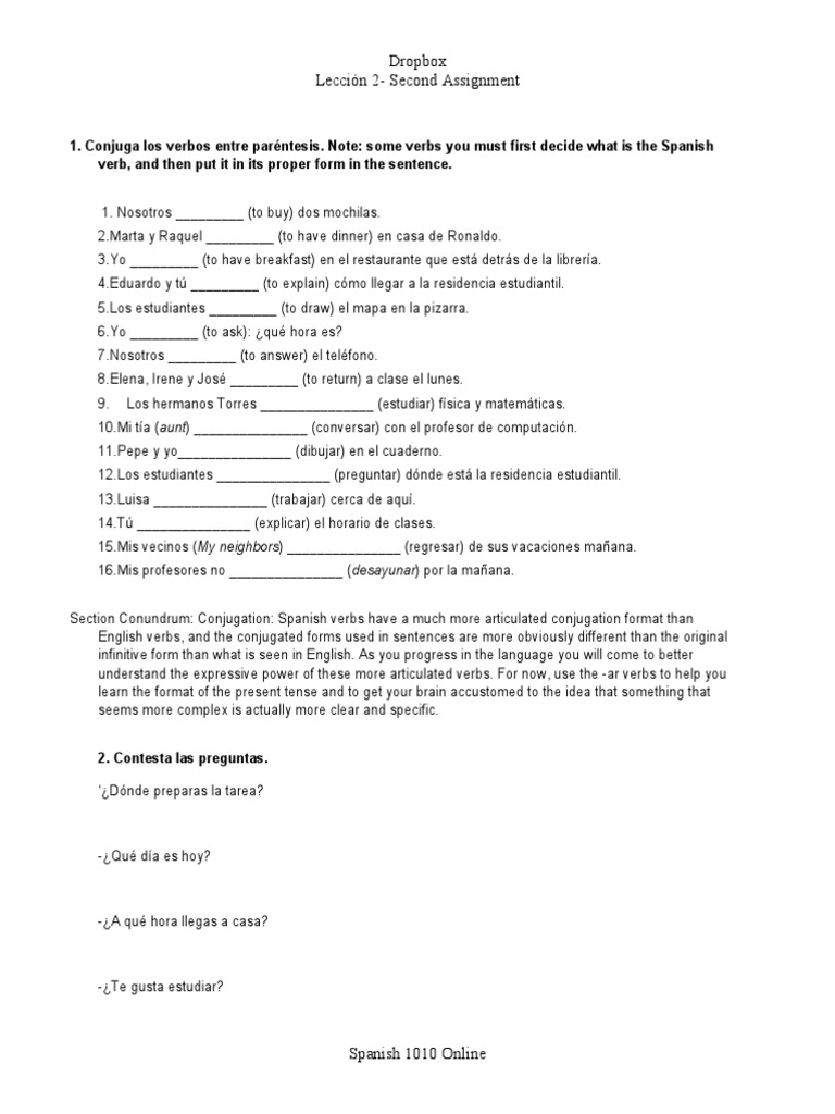 Dropbox L2 - Second Assignment | PDF