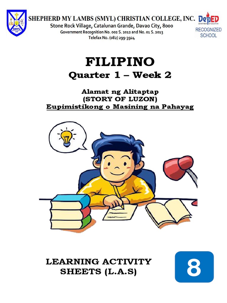 Grade 8 - Filipino 8 Week 1 | PDF