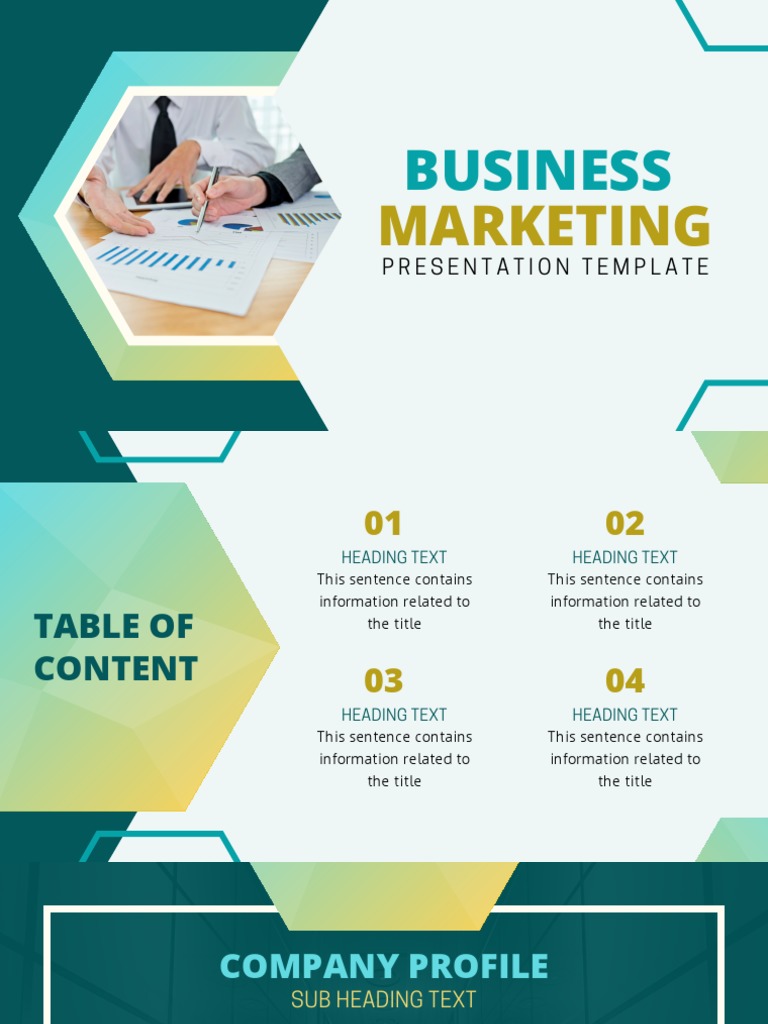 Contoh Presentasi Marketing | PDF | Graphics | Computing