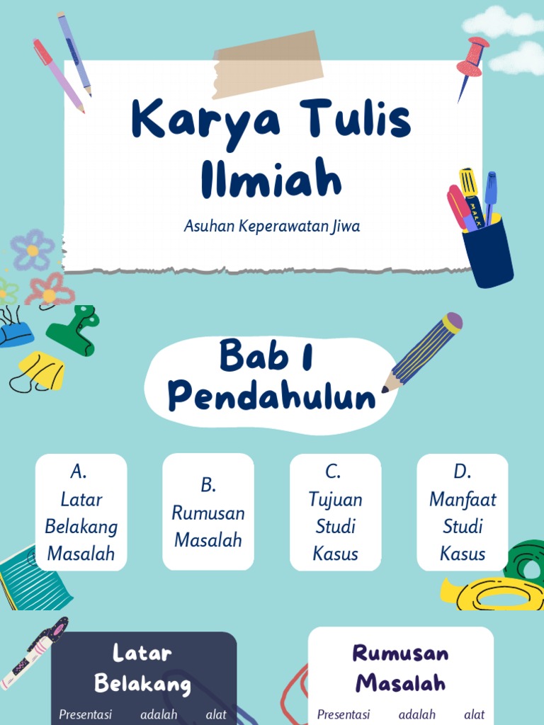 Contoh Presentasi Karya Tulis Ilmiah | PDF