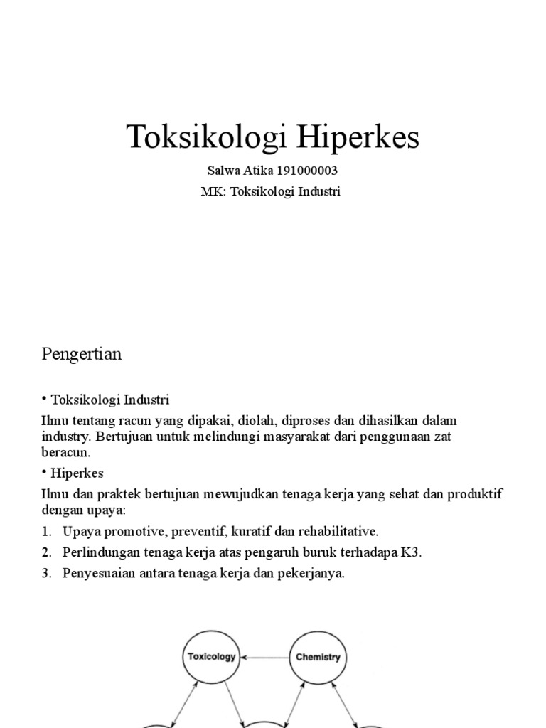 Toksikologi Hiperkes | PDF | Pengembangan Diri | Sains & Matematika