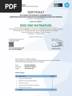 Sertifikat 32 JP untuk Pelatihan Guru | PDF