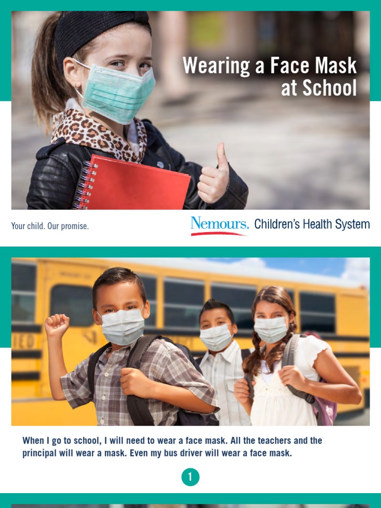 Wearing A Face Mask at School | PDF