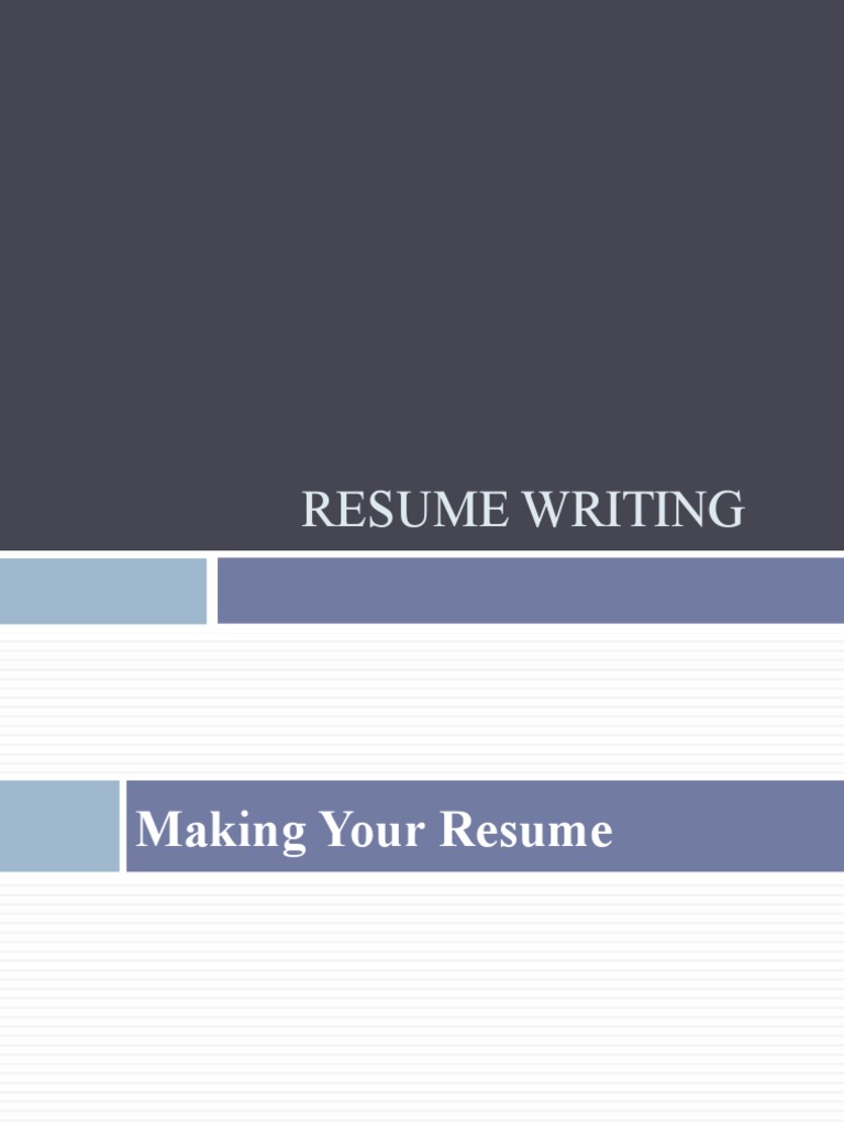 Resume Writing and Its Types Sem III | PDF | Résumé