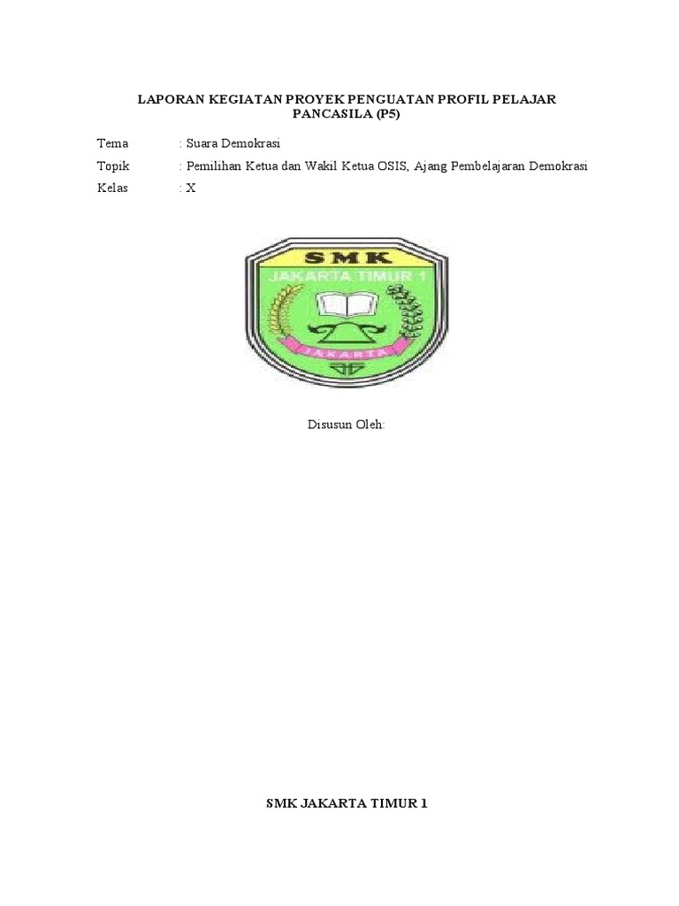 Format Laporan P5 | Pdf