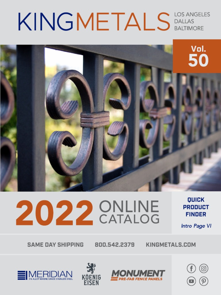 King Catalog Aug 2022 | PDF | Pipe (Fluid Conveyance) | Steel