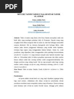 Metode Tafsir Al-Azhar Buya Hamka | PDF