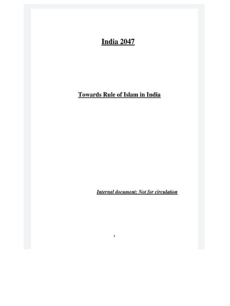India 2047 | PDF