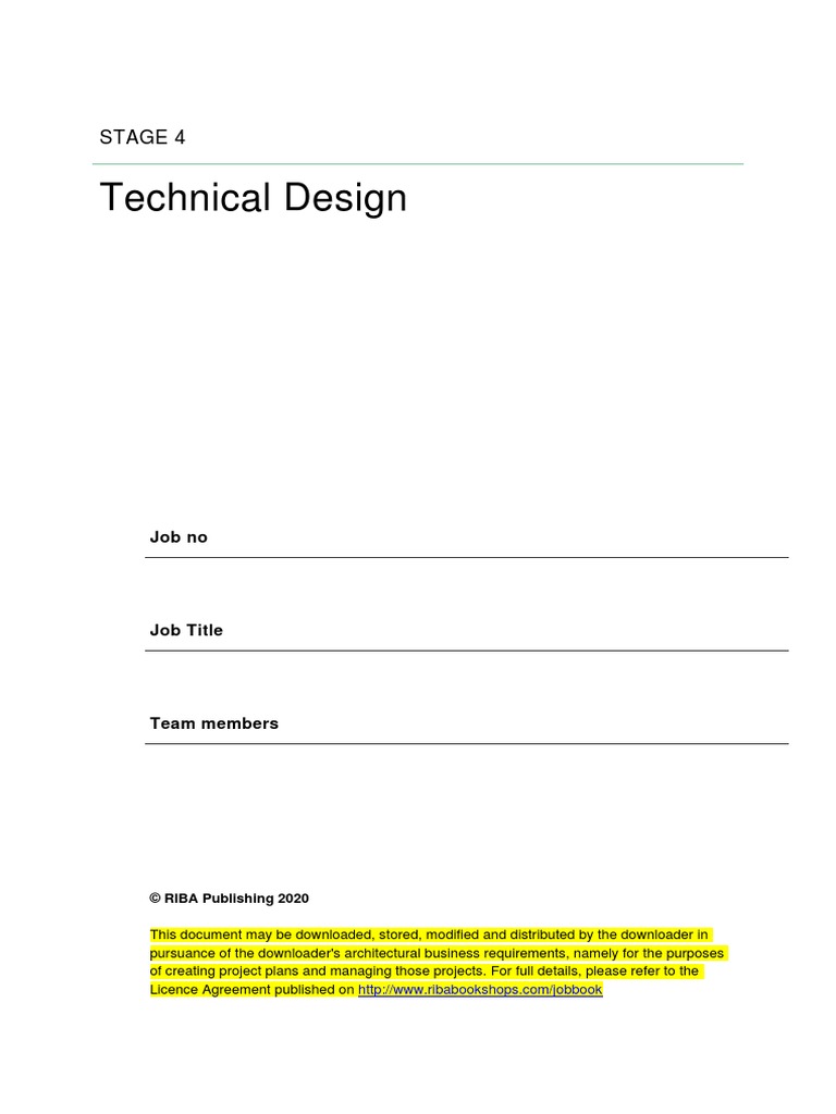 4 Technical Design Checklist PDF | Download Free PDF | Specification ...