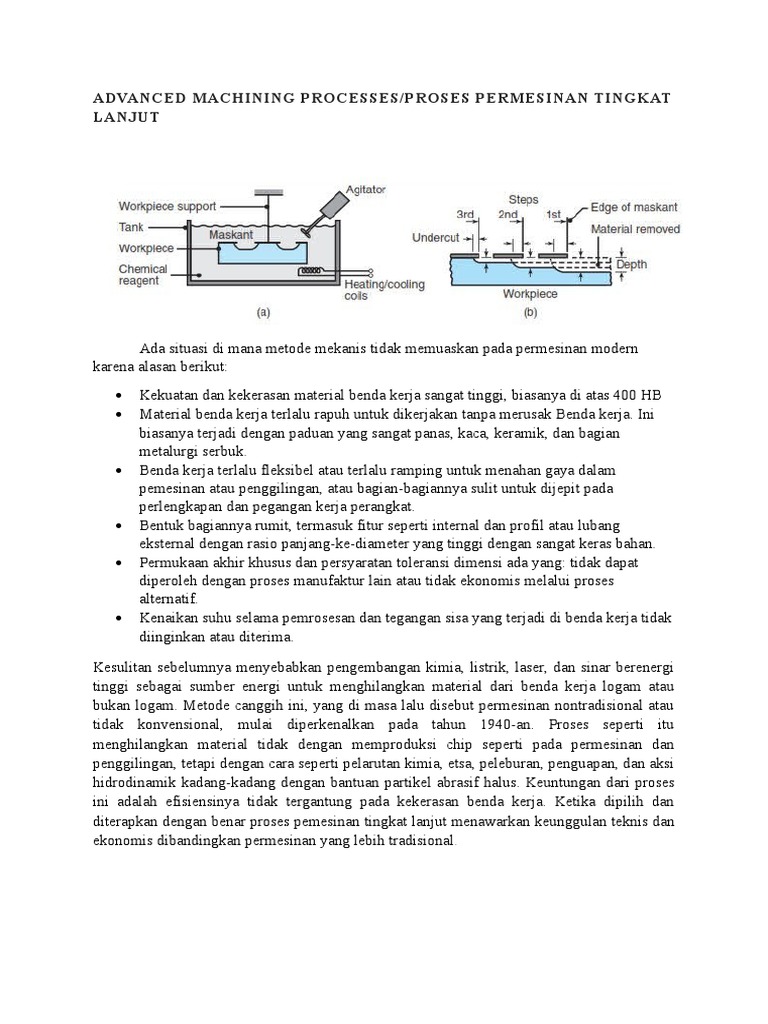 Advanced Machining Processes | PDF