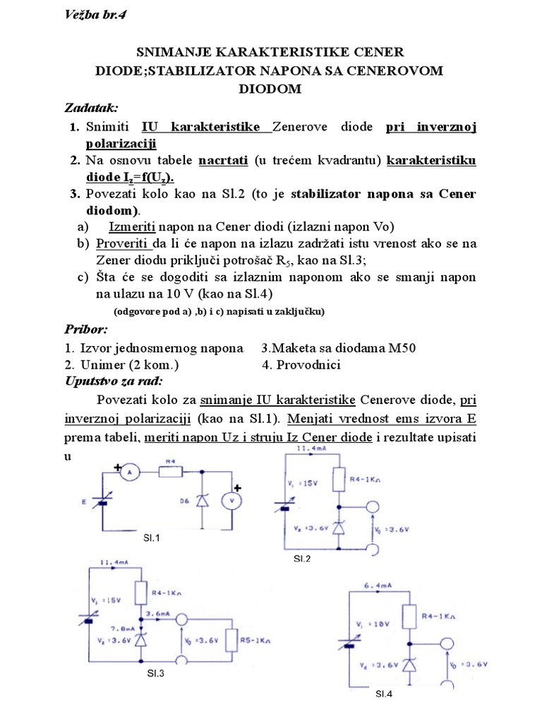 Vežba BR 4 | PDF