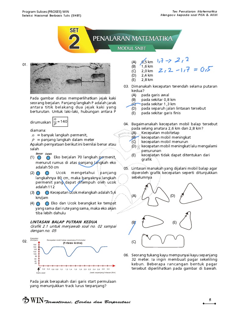 Penalaran Matematika - Set 2 | PDF