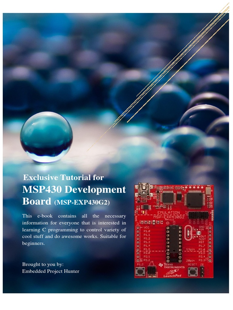 msp430 Free Tutorial Volume 1 | PDF | Switch | Manufactured Goods