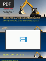 JSA For Dismantel of Structure | PDF | Demolition | Safety