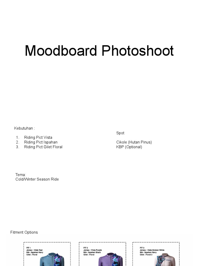 Moodboard Photoshoot | PDF
