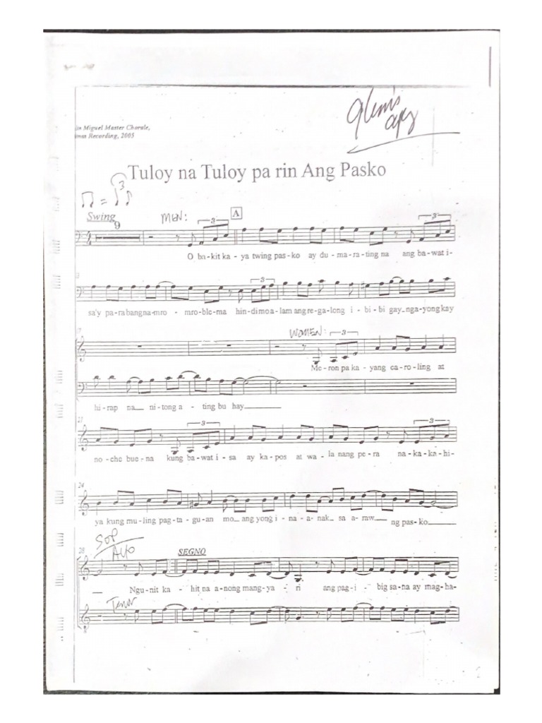 Tuloy Na Tuloy Pa Rin Ang Pasko | PDF