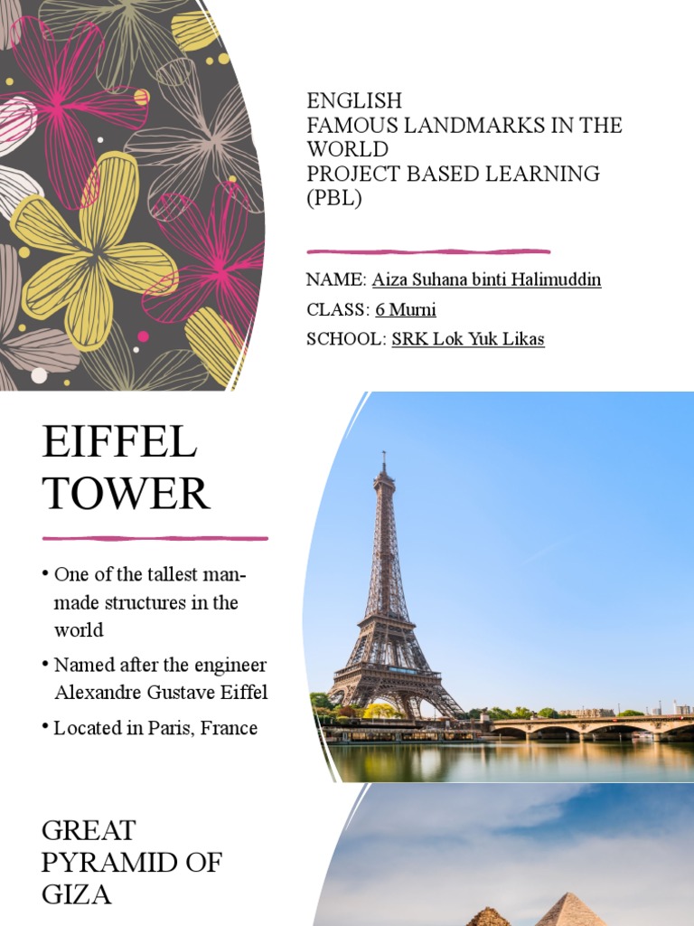 Famous Landmarks in The World | PDF | Art | Social Science