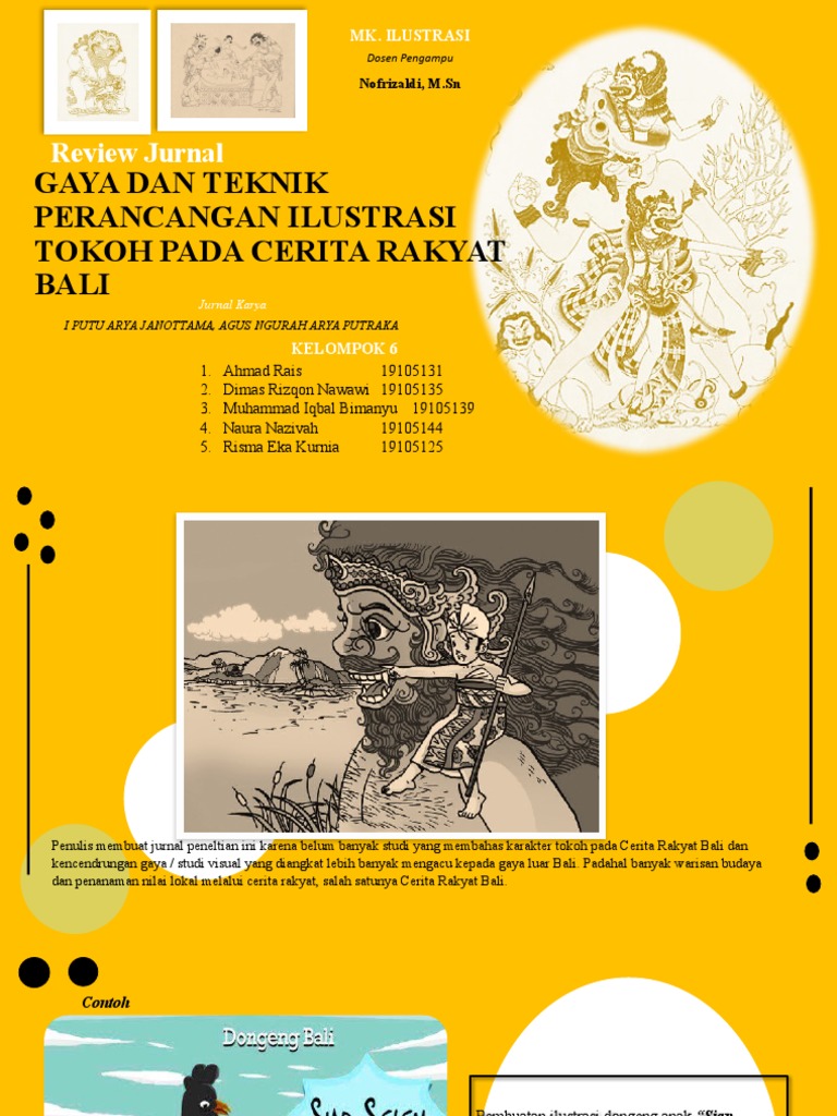 Kelompok 6 DKV 03 D Ilustrasi Reviewjurnal | PDF | Fiksi Umum