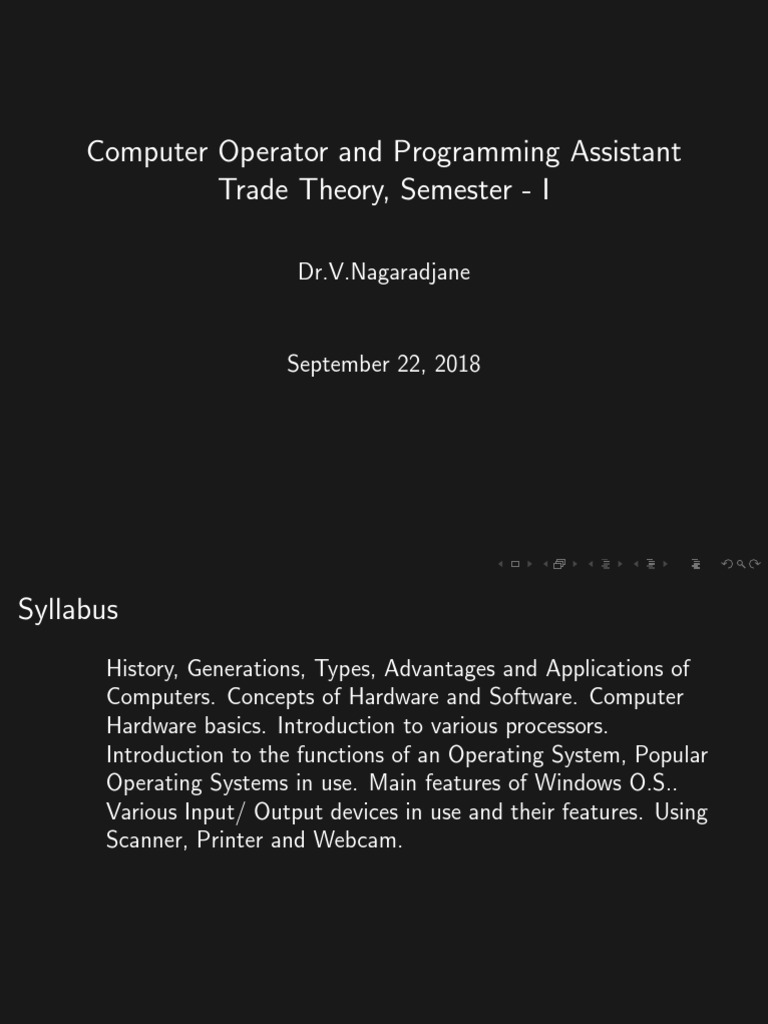 Copa-I Presentation | PDF | Operating System | Computer Monitor
