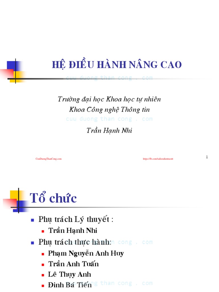 He Dieu Hanh - Tran Hanh Nhi - Bai01 (1) To Chuc He Dieu Hanh ... He Dieu Hanh - Tran Hanh Nhi - Bai01 (1) To Chuc He Dieu Hanh ...