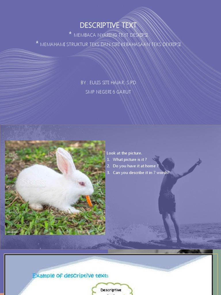 Descriptive Text | PDF | Linguistics | Lagomorphs