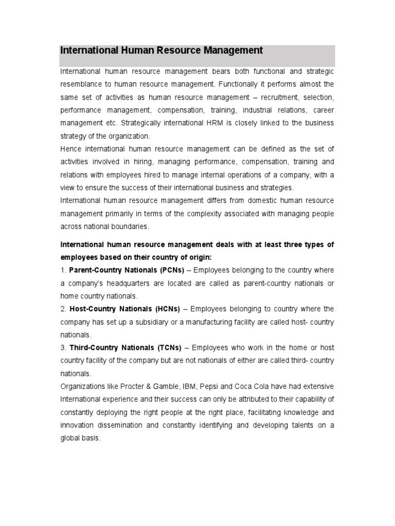 Unit 3 302 Ihrm | PDF | Human Resource Management | Employment