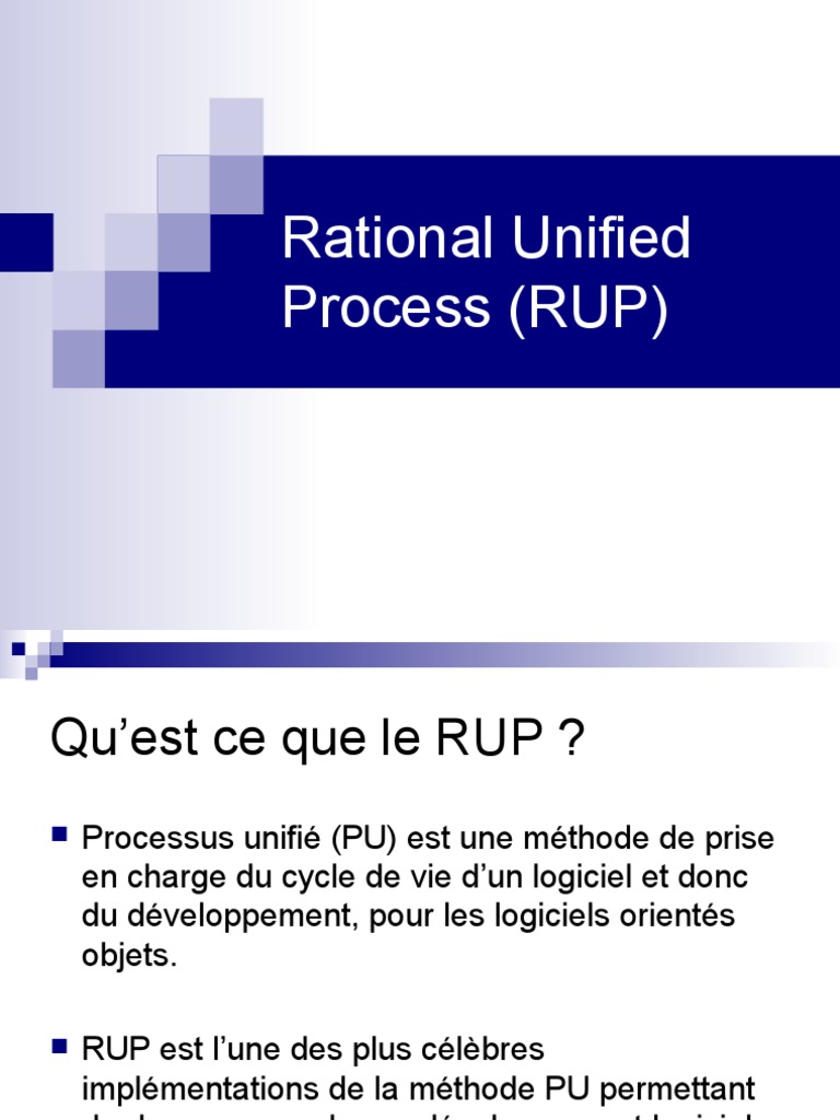 Comprendre le Rational Unified Process | PDF | Développement de ...