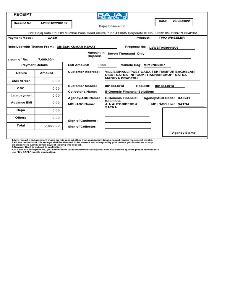 Dinesh Kumar Kevat | PDF | Receipt | Service Industries Dinesh Kumar Kevat | PDF | Receipt | Service Industries