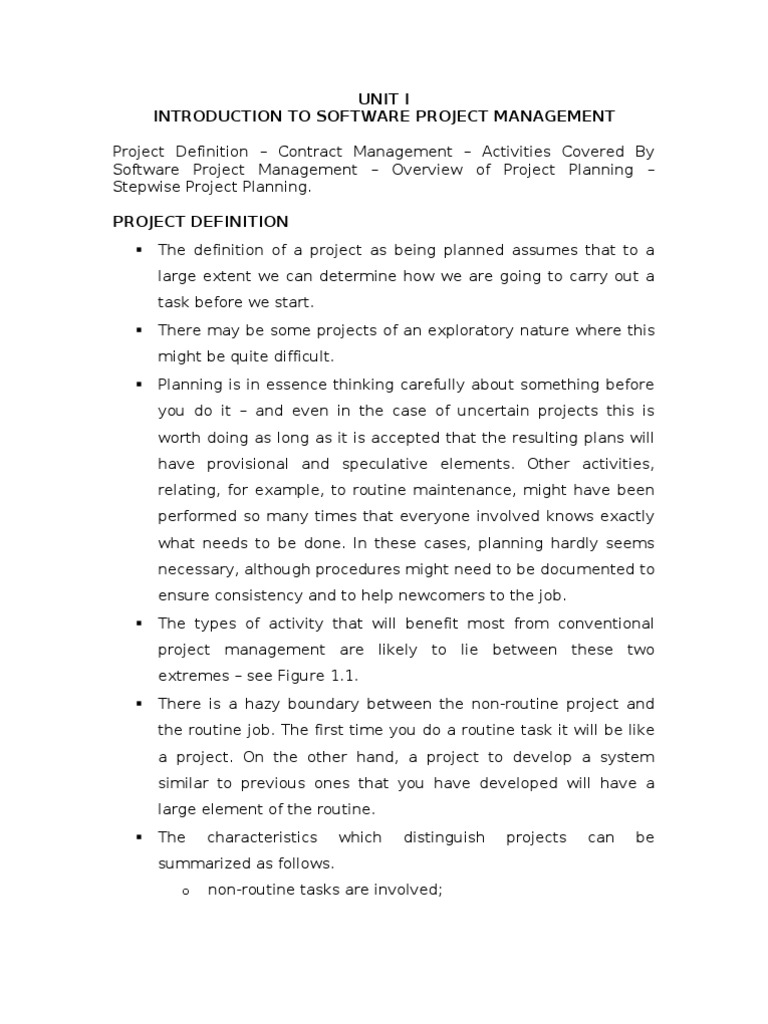 Project Planning and Methodologies: An Overview of Software Project ...