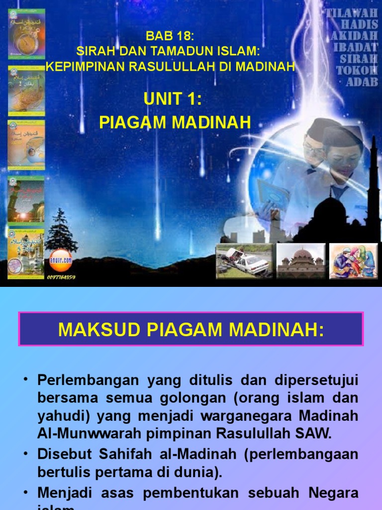 Pel. 18 Unit 1 Piagam Madinah | PDF