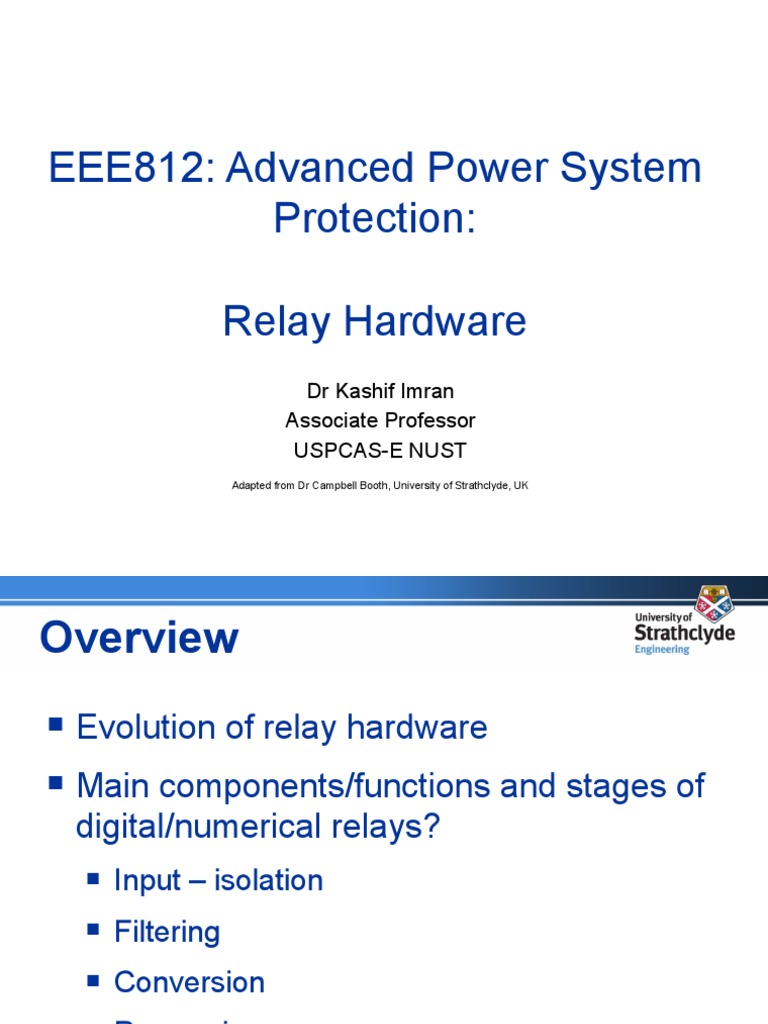 Lec2 Relay - History - and - Hardware | PDF | Relay | Sampling (Signal ...