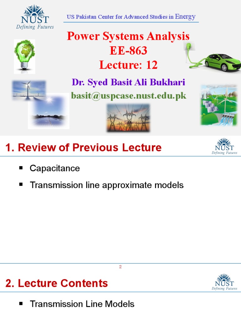 Lecture 12 Pdf Transmission Line Electric Power Transmission