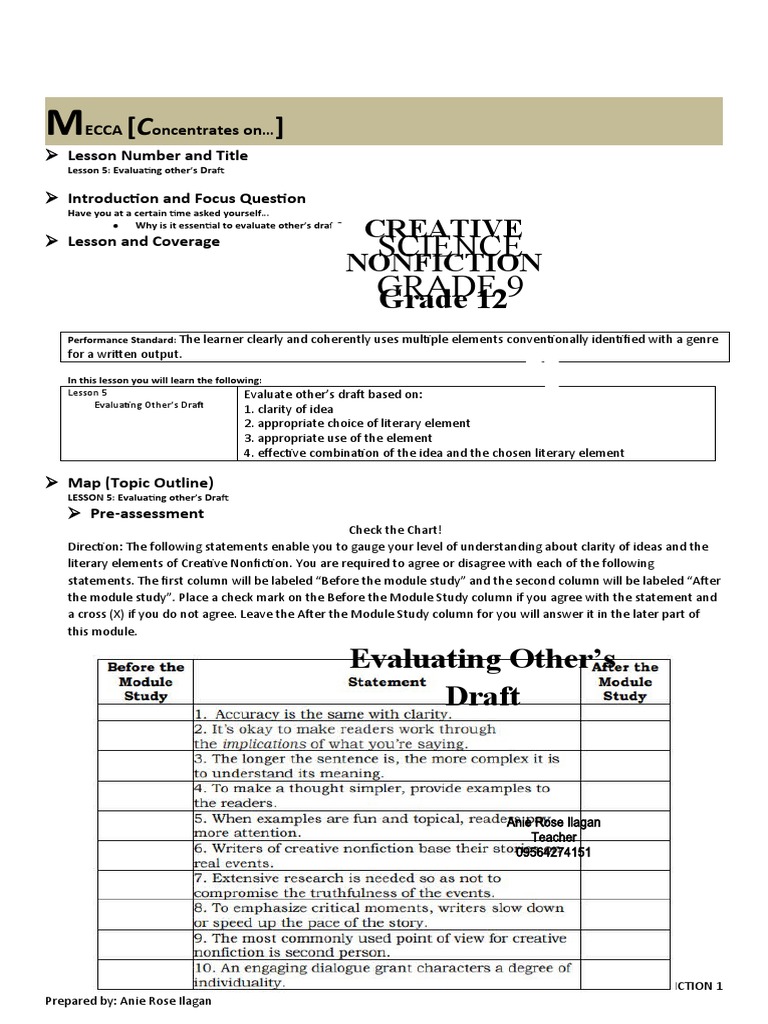 Week 5 CN | PDF | Narration | Narrative