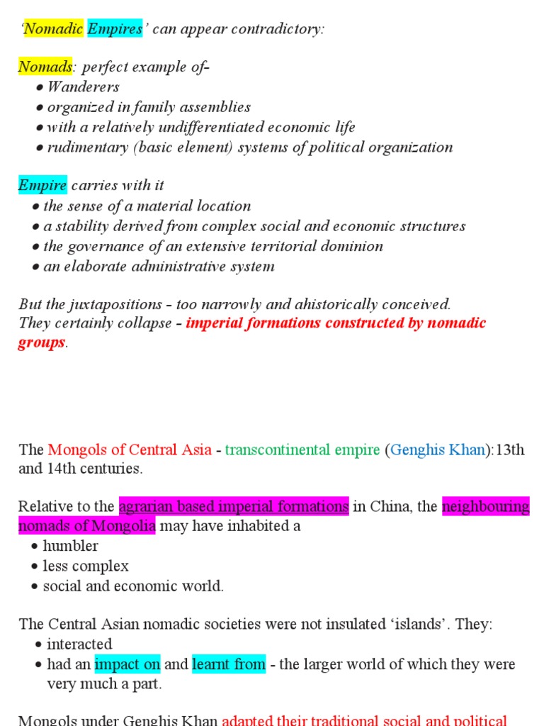 Introduction | PDF | Mongols | Genghis Khan