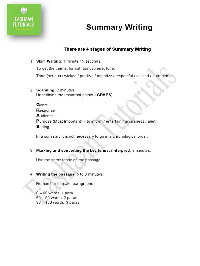 Summary Writing | PDF | Car | Engines