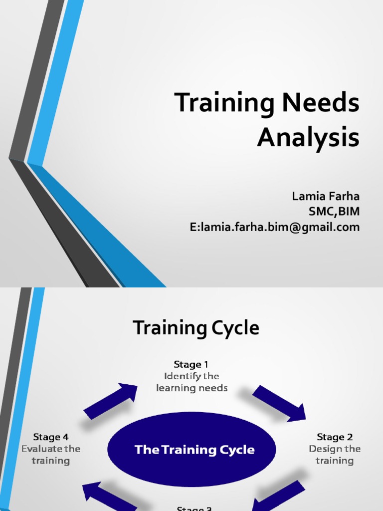 Training Needs Analysis | PDF | Needs Assessment | Performance Appraisal
