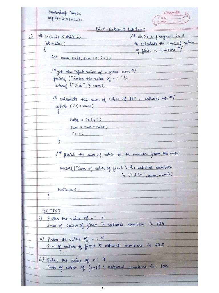 Souradeep PSUC ExternalLabExamination | PDF