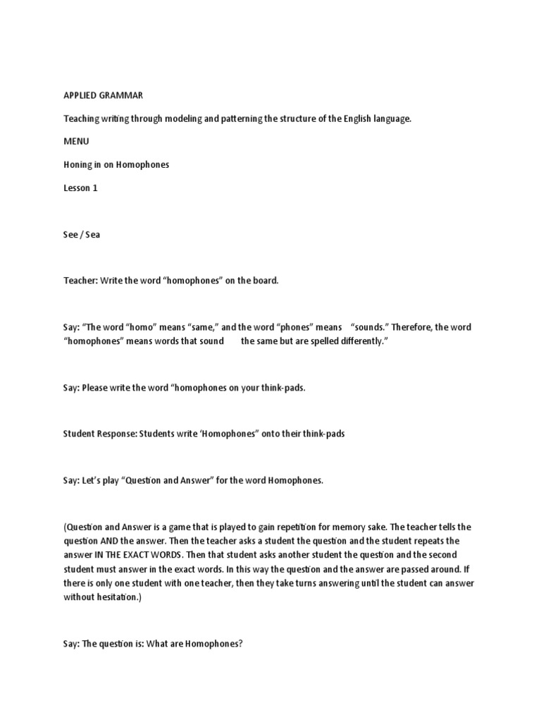 Applied Grammar | PDF | Question | Verb