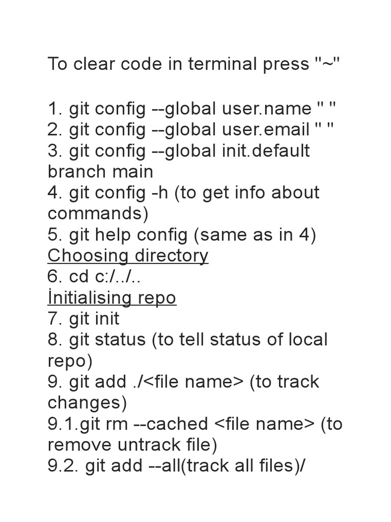 Git Commands From Begin To End - 221210 - 021009 | PDF | Utility Software | Software Development