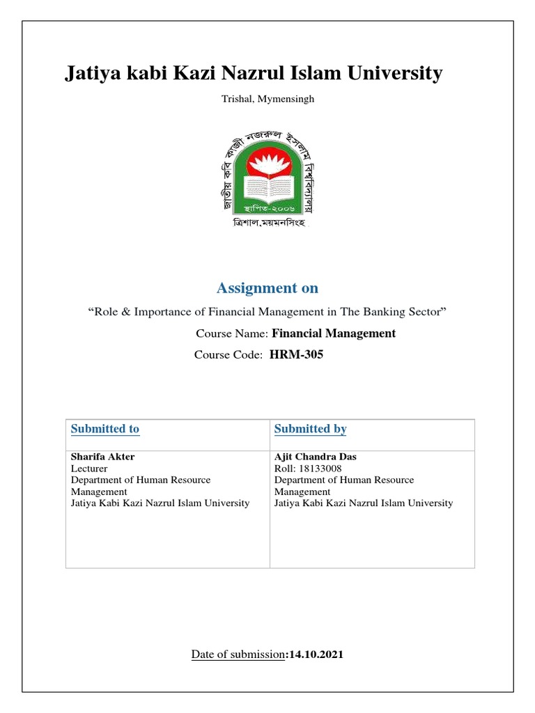 Financial Management in Banking Sector | PDF | Banks | Monetary Policy