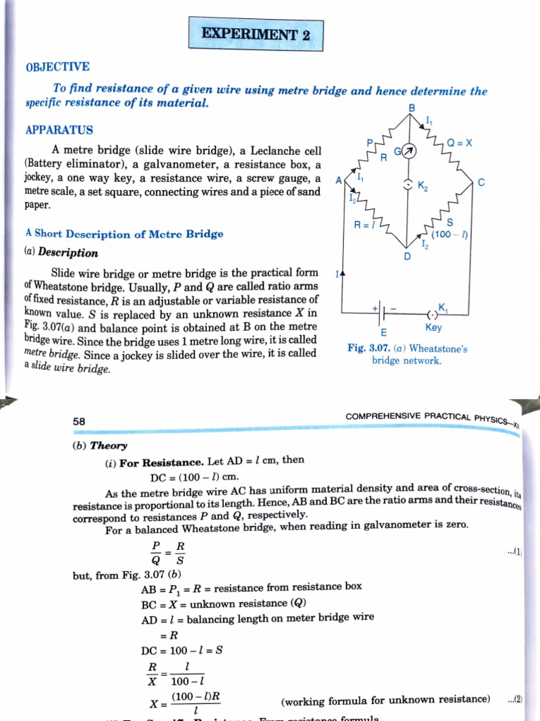 Meterbridge Experiment | PDF | Manufactured Goods | Quantity