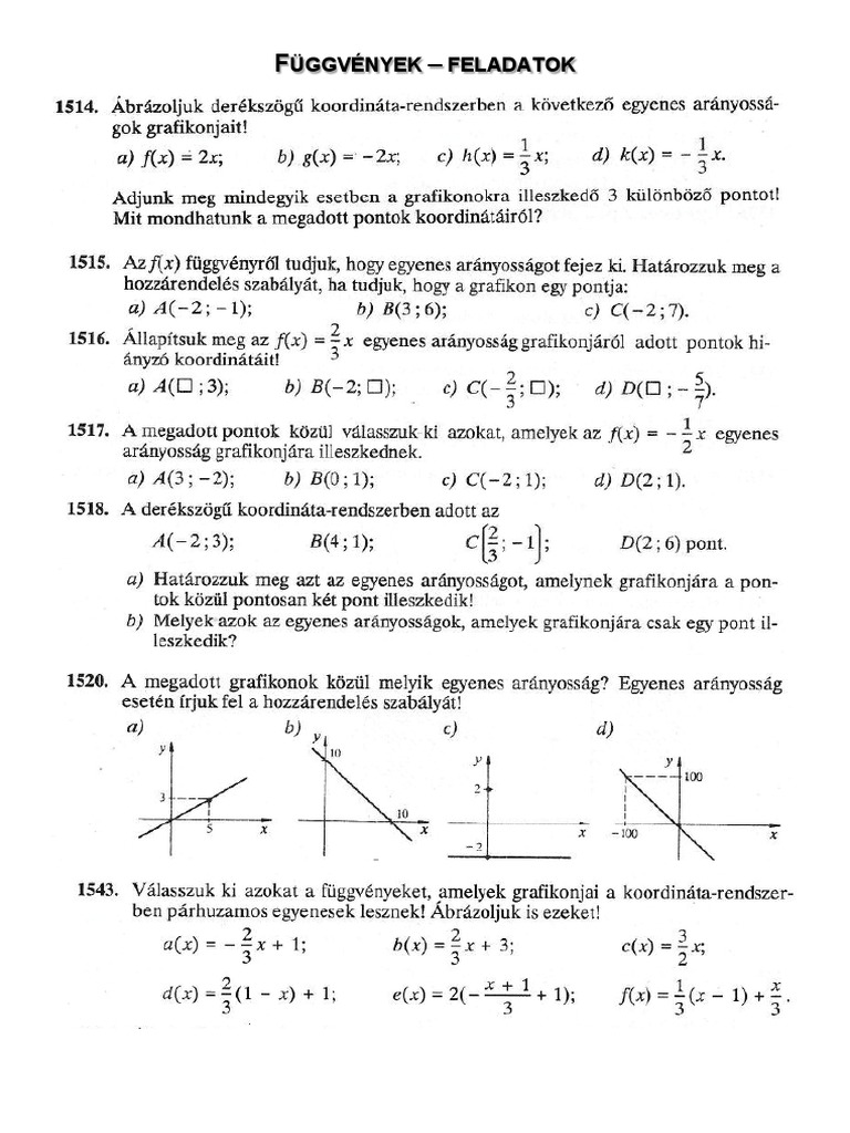 Feladatok MOZAIK | PDF
