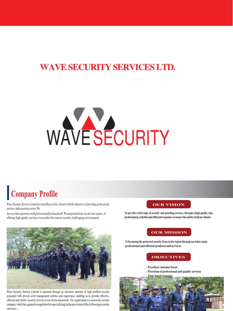 Wave Security Services Overview | PDF | Securities | Consultant