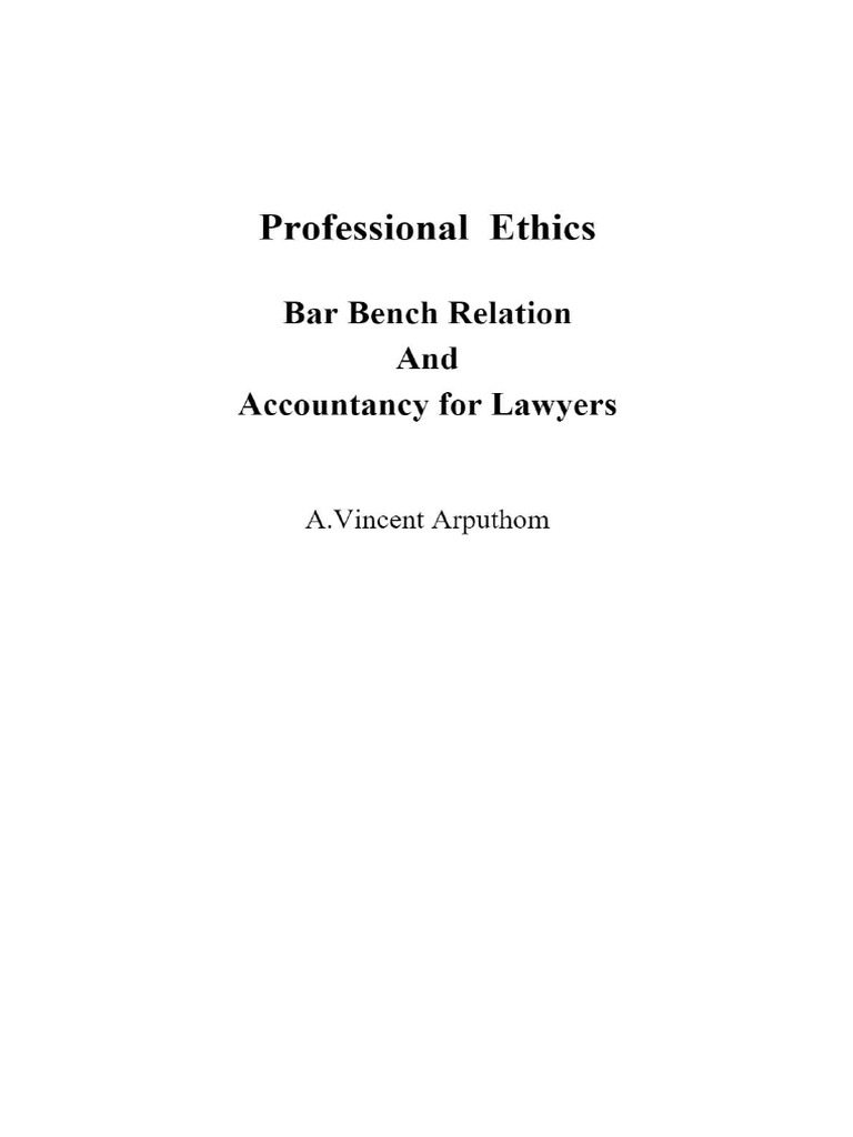 Professional Ethics Notes | PDF