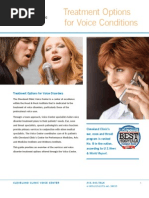 Phonatory Exercises Handout | PDF | Wellness